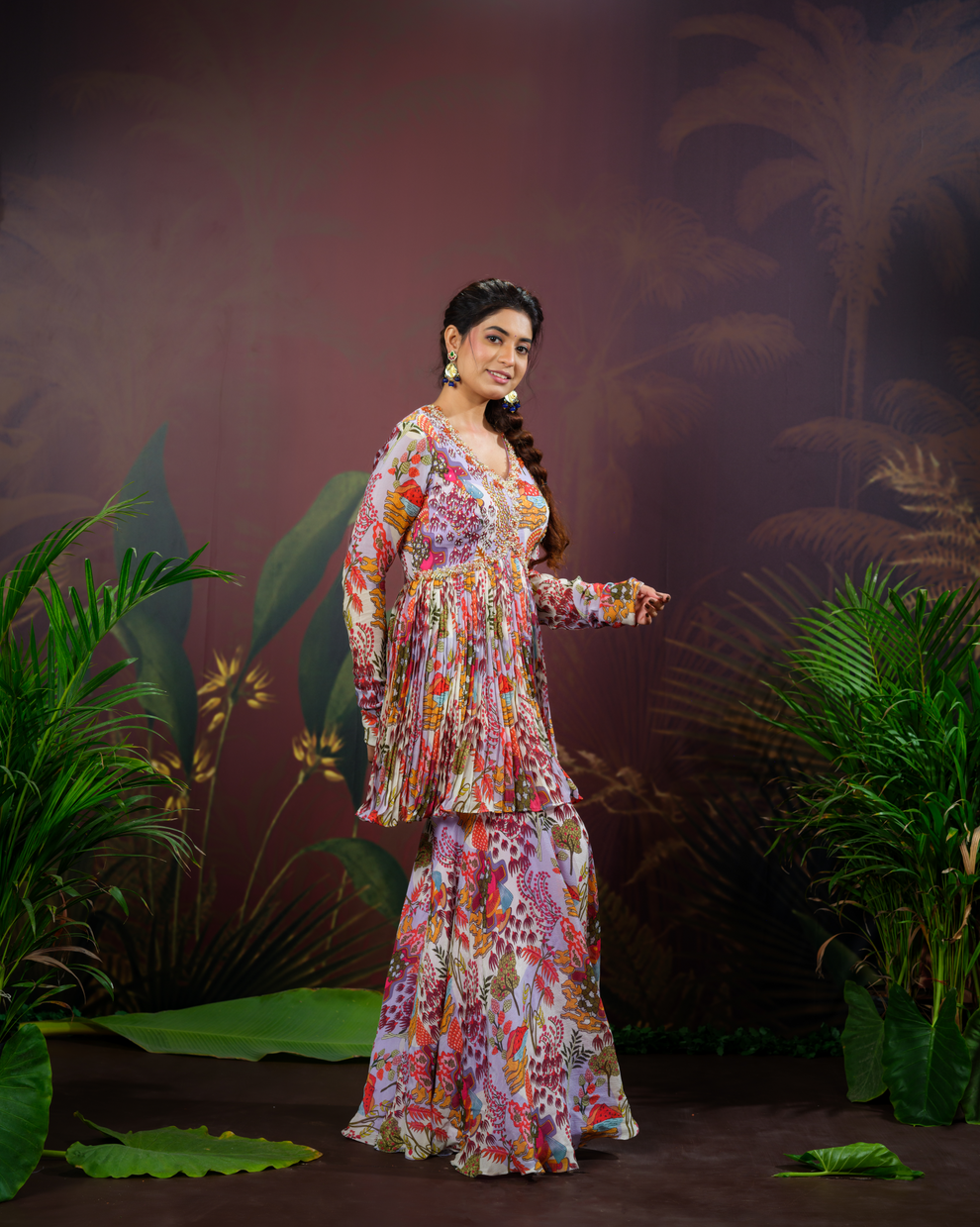 Multicolour Sharara Set – Label Vishwa